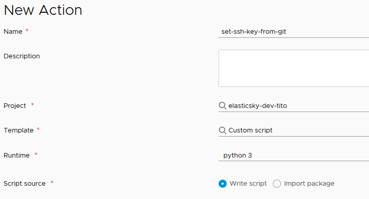 Setting Gitlab Or Github Ssh Keys Via Abx Action In Cloud Assembly Deployment Vmware By Broadcom